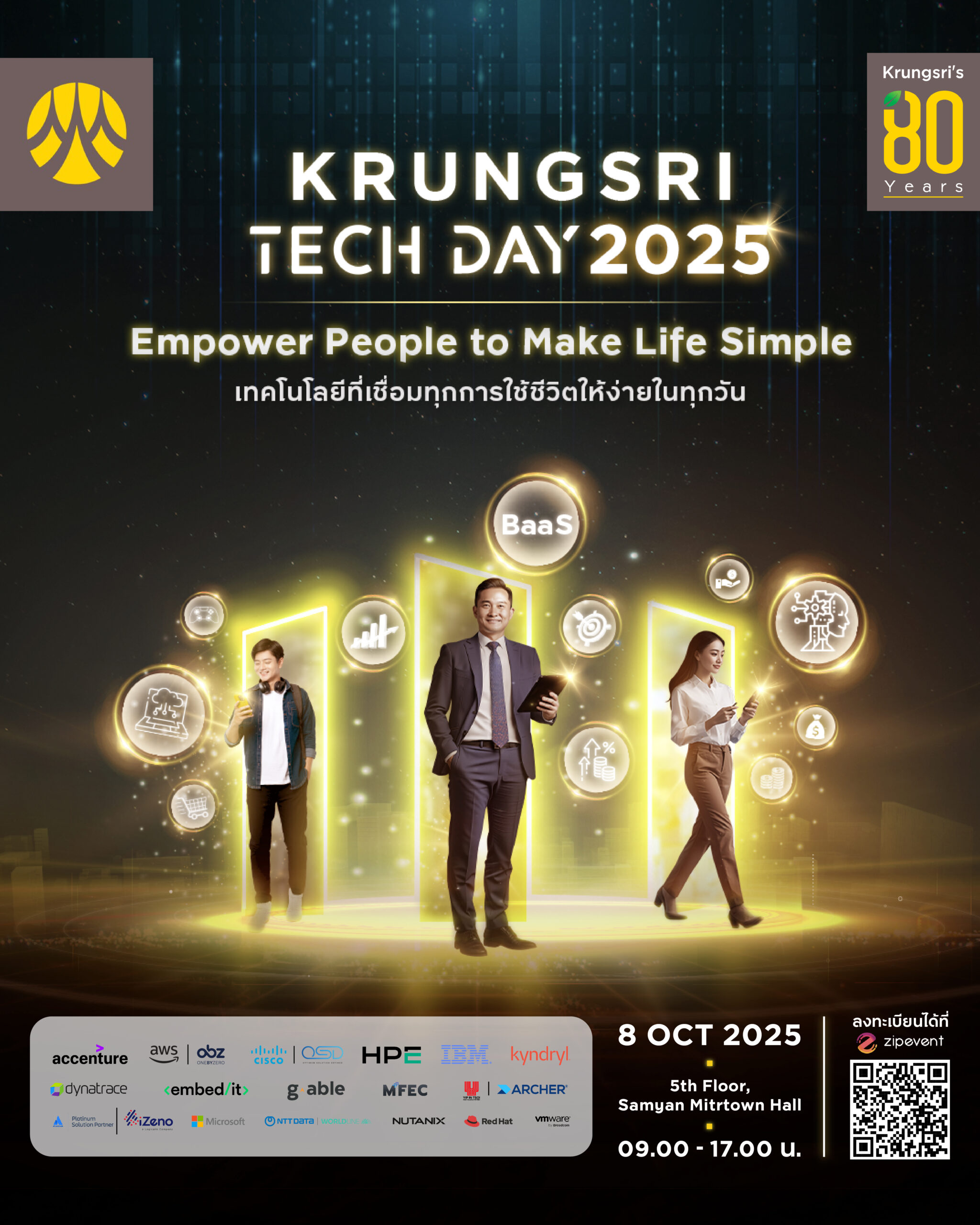 กรุงศรี ชวนเปิดโลกเทคโนโลยีในงาน Krungsri Tech Day 2025: Empower People ...